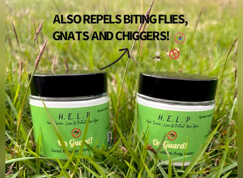 NATURAL MOSQUITO REPELLENT Body Butter, on Guard Citronella Mosquito ...