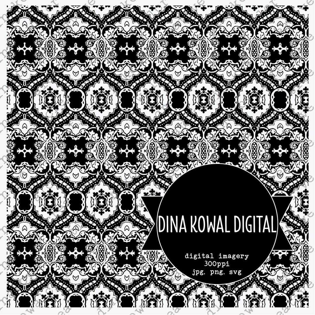 BG54 Brocade Background Digital Stamp - 300 Ppi - Jpg Png Svg - Etsy