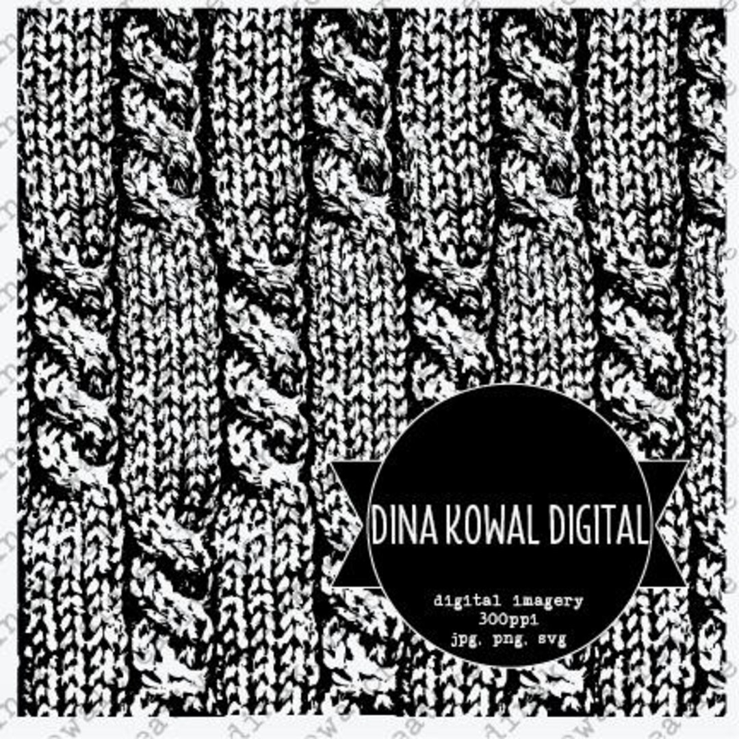 BG47 Cable Knit Background Digital Stamp - 300 Ppi - Jpg Png Svg - Etsy