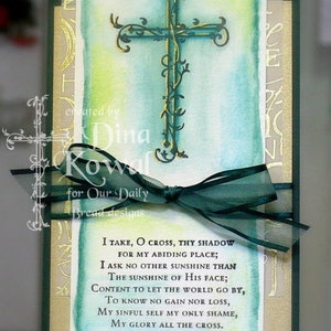 The Cross Digital Stamp Set - 300 Ppi - 8 Designs Including Sentiments ...