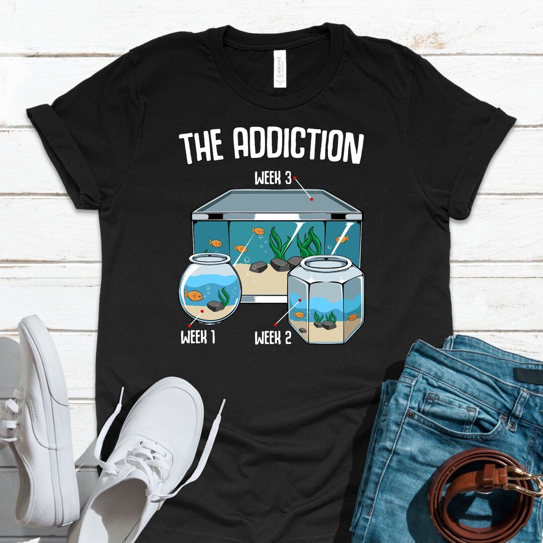 The Addiction Funny Joke Aquarium Fish Golden Tank Water Pets - Etsy