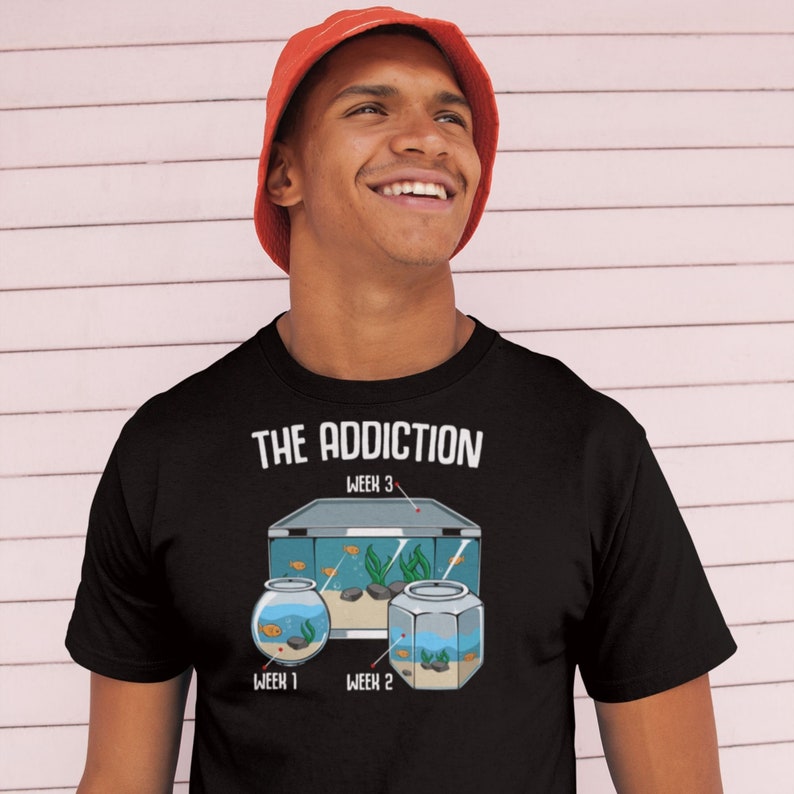 The Addiction Funny Joke Aquarium Fish Golden Tank Water Pets - Etsy