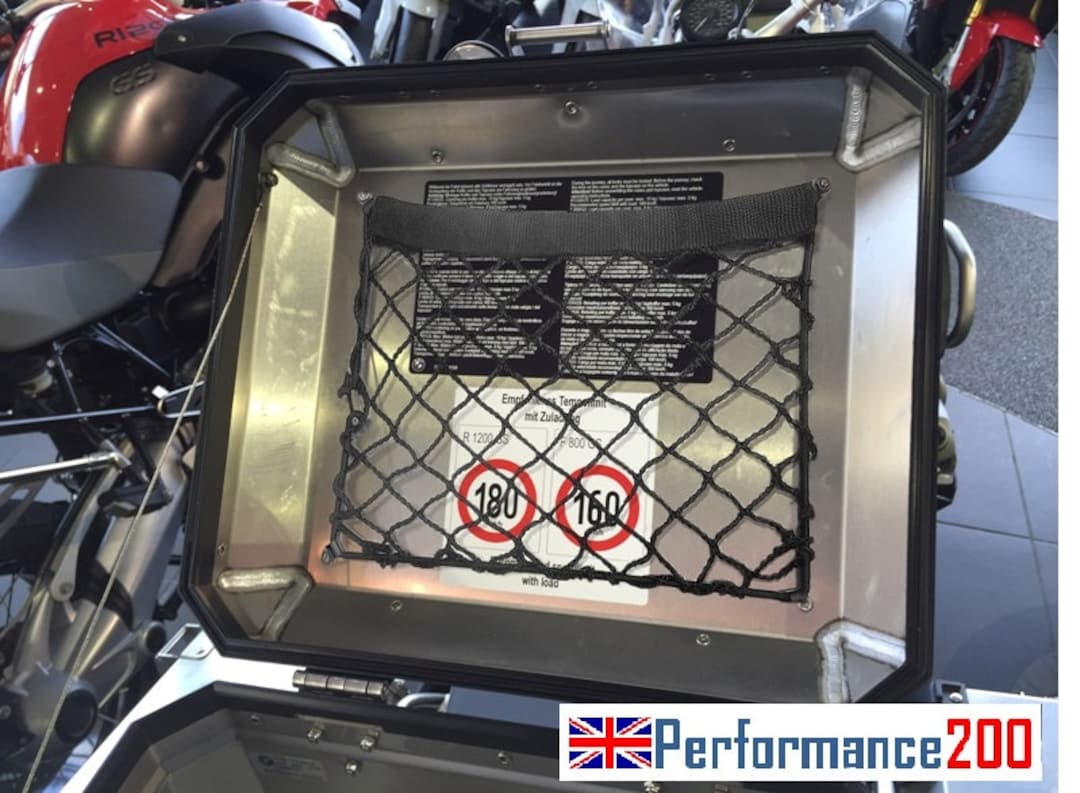 Cargo Net for Top Box of BMW R1200GS Adventure GSA (touratech) & F800 ...