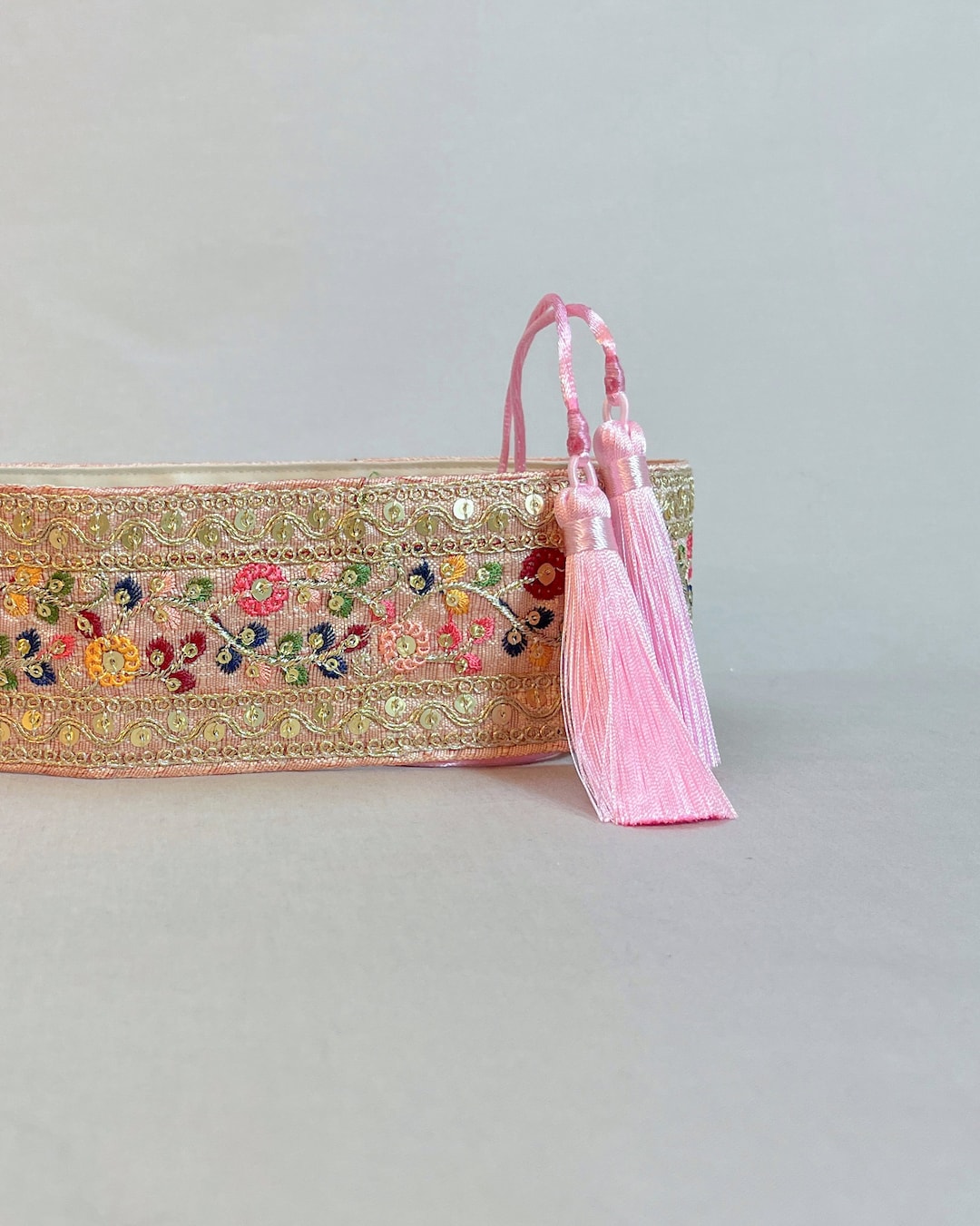 Pink Obi Belt | Embroidered Obi Belt | Unique Accessories for Woman ...