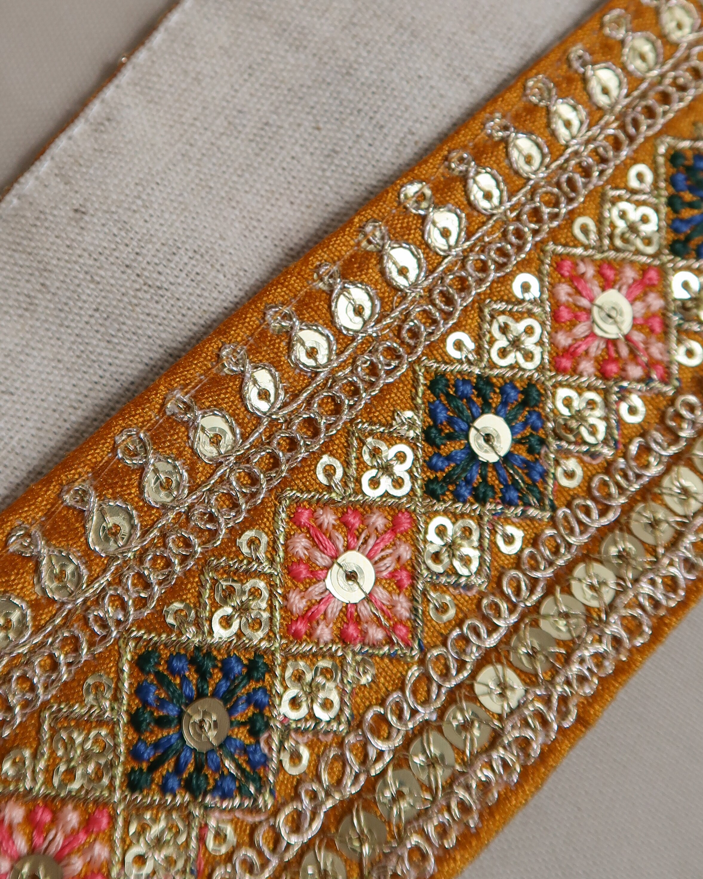 Camel Belt Embroidered Obi Belt Unique Accessories for Woman Boho Belt ...
