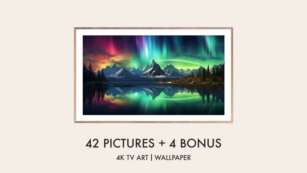 Aurora Borealis - Samsung TV the Frame 4K - 42 Pictures + 4 Bonus - Etsy