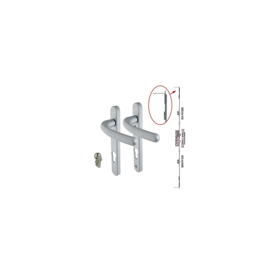 5 Point Multipoint Lock Kit and Handle 2 Hook 35mm Backset 92mm C/c ...