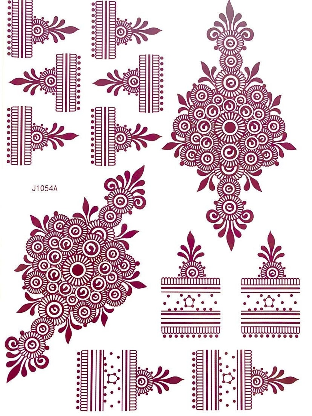 Daisy Henna Tattoo - Etsy