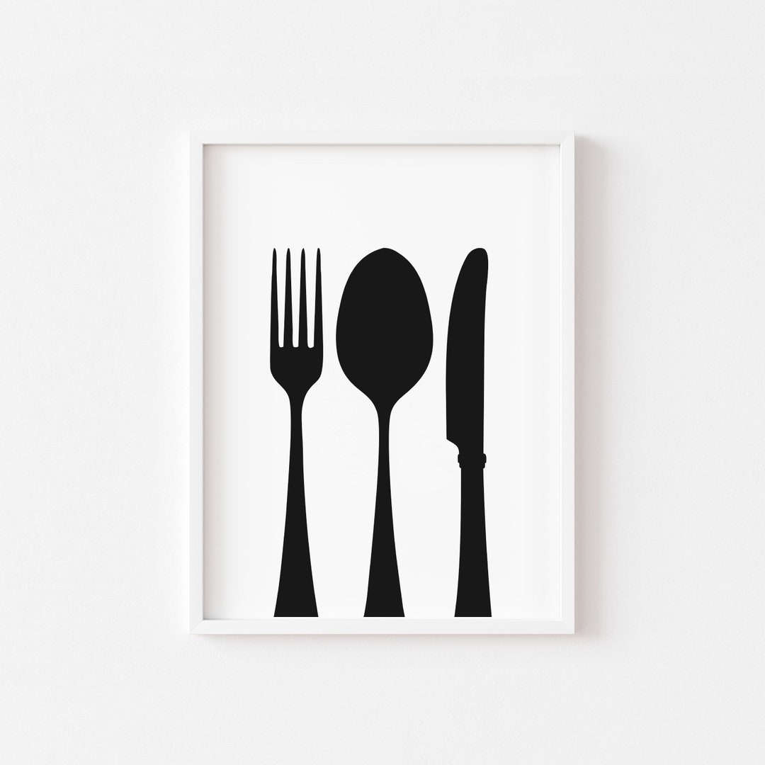 Cutlery Poster Print - Etsy