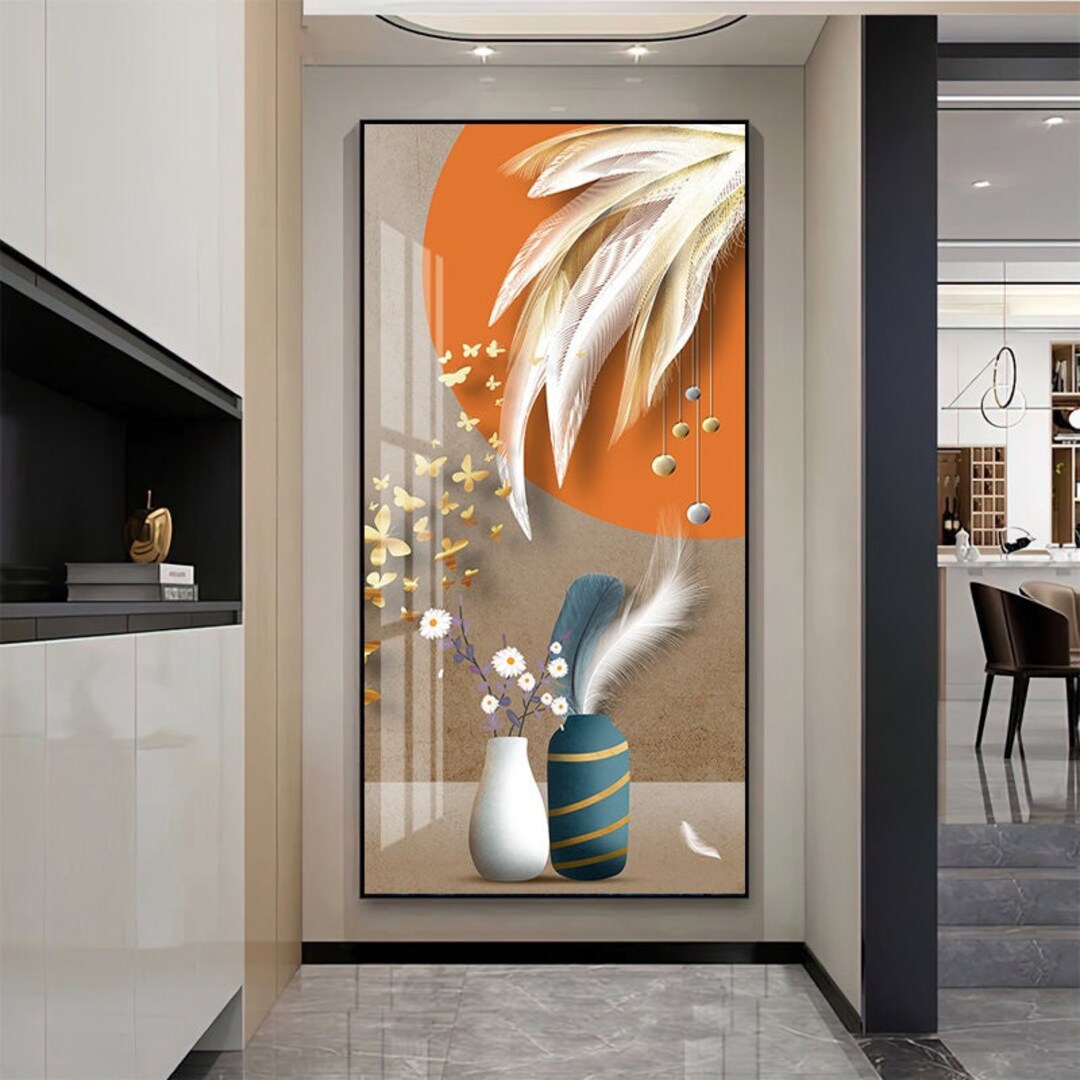 Wall Decor Large Wall Hangings Nordic Style Butterfly Luxury Modern ...