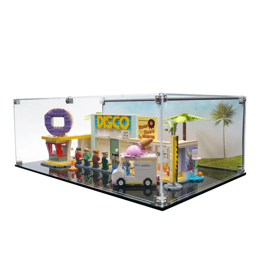 Acrylic Display Case Fits LEGO 21339, BTS Dynamite With Uv-printed ...