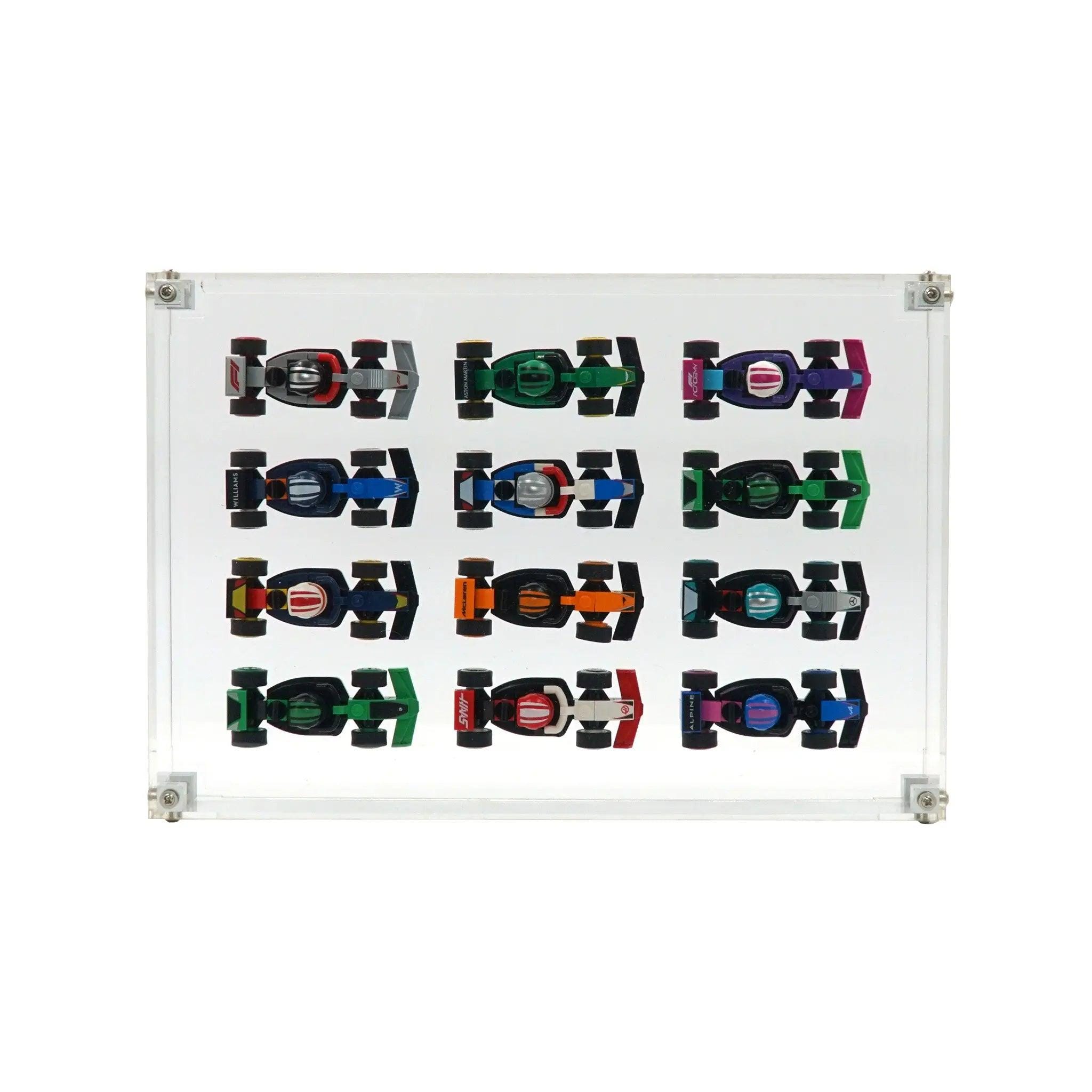 Acrylic Display Case Fits LEGO 71049, F1 Collectible Race Cars With Uv ...