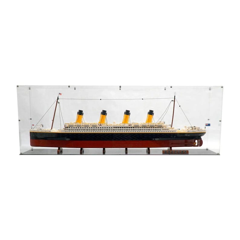Acrylic Display Case Fits LEGO 10294, Titanic With Uv-printed ...