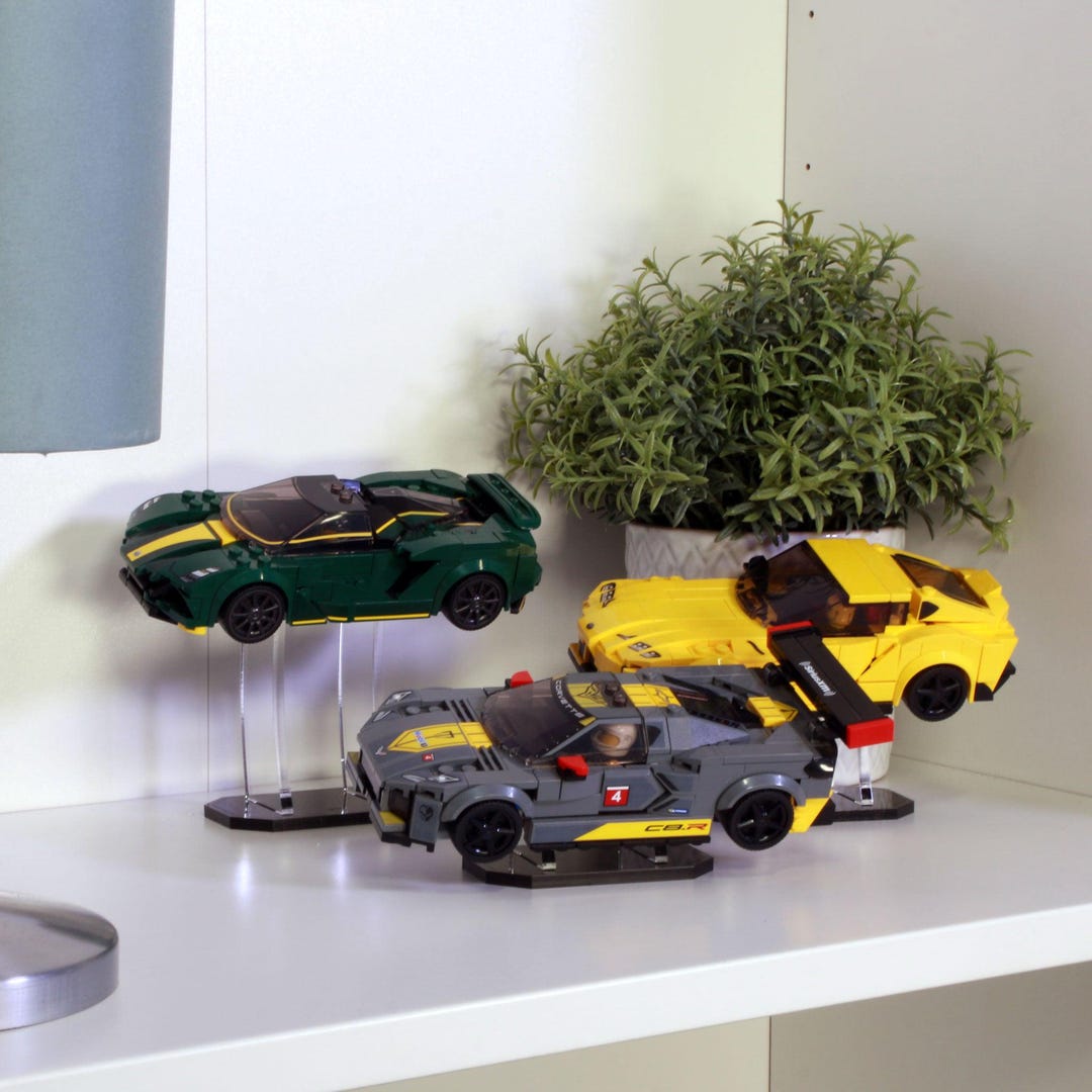 Acrylic Display Stand Fits LEGO Speed Champions (2020-2022) - Set Not ...