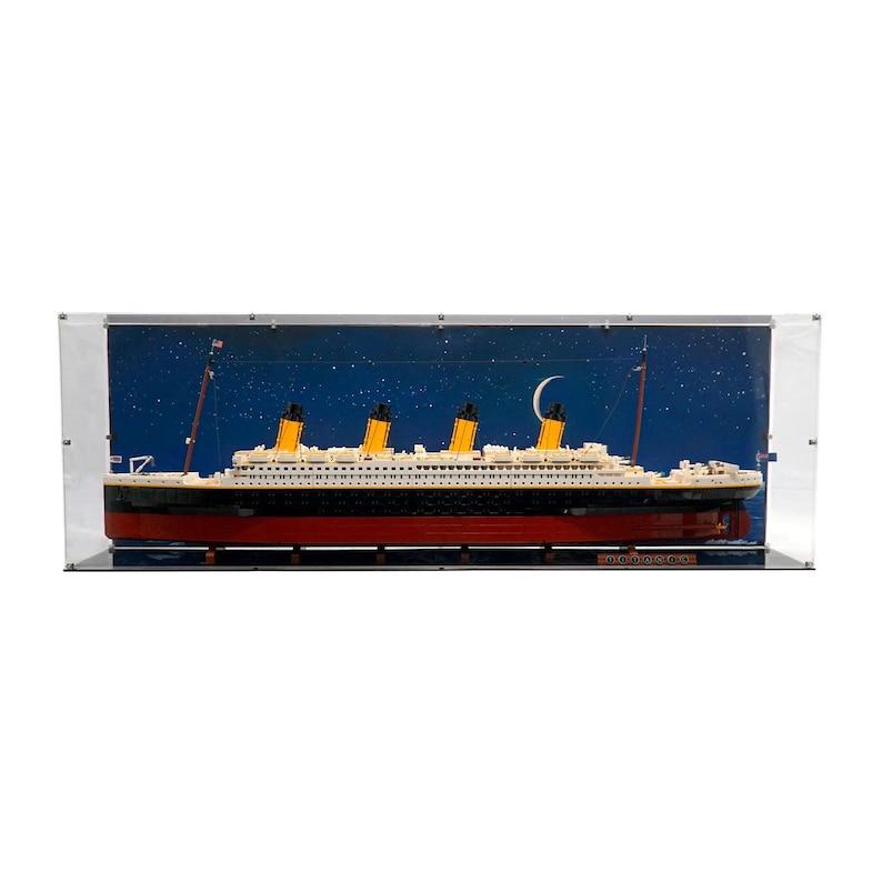 Acrylic Display Case Fits LEGO 10294, Titanic With Uv-printed ...