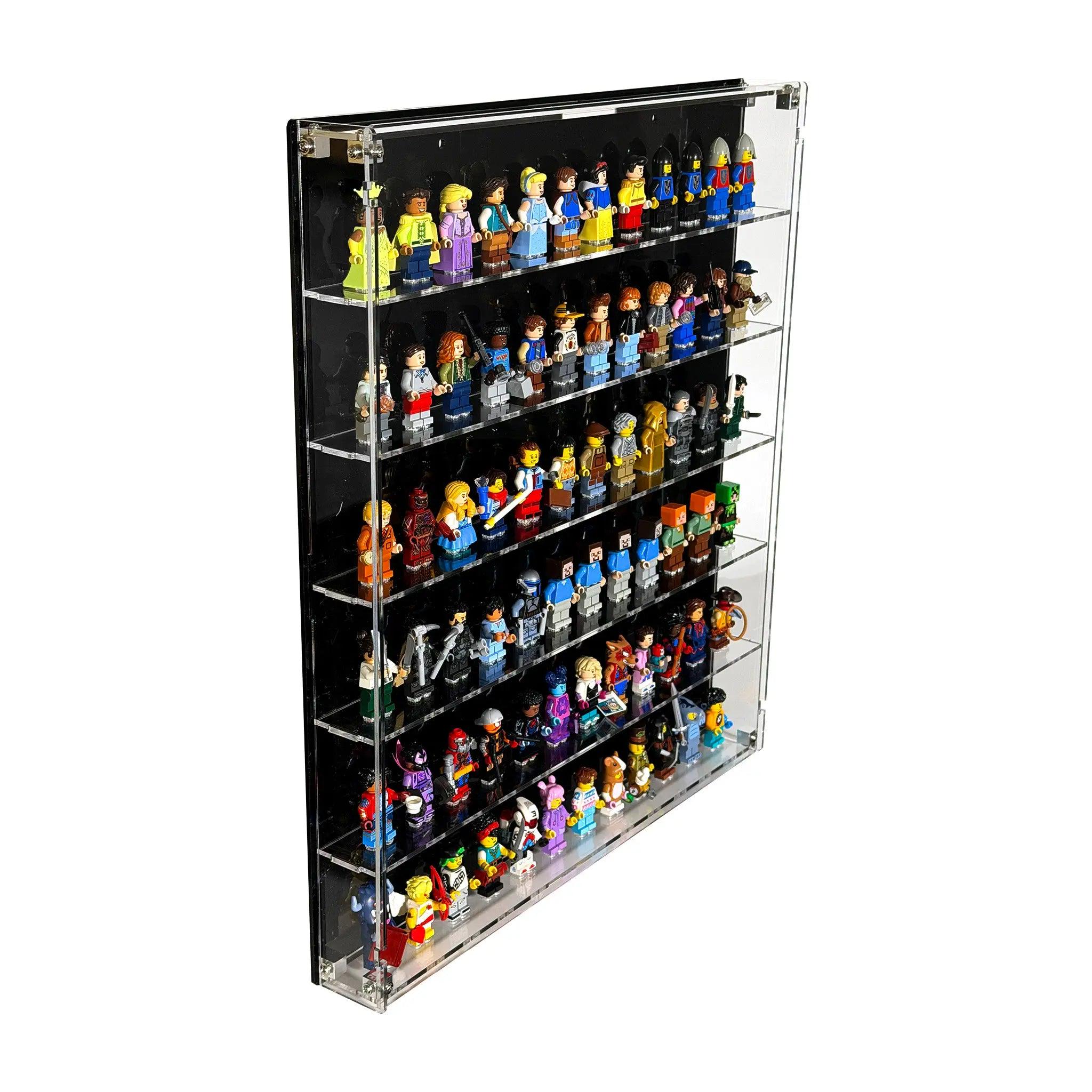 Acrylic Wall-mount Display Case Fits LEGO Minifigures - Set Not ...