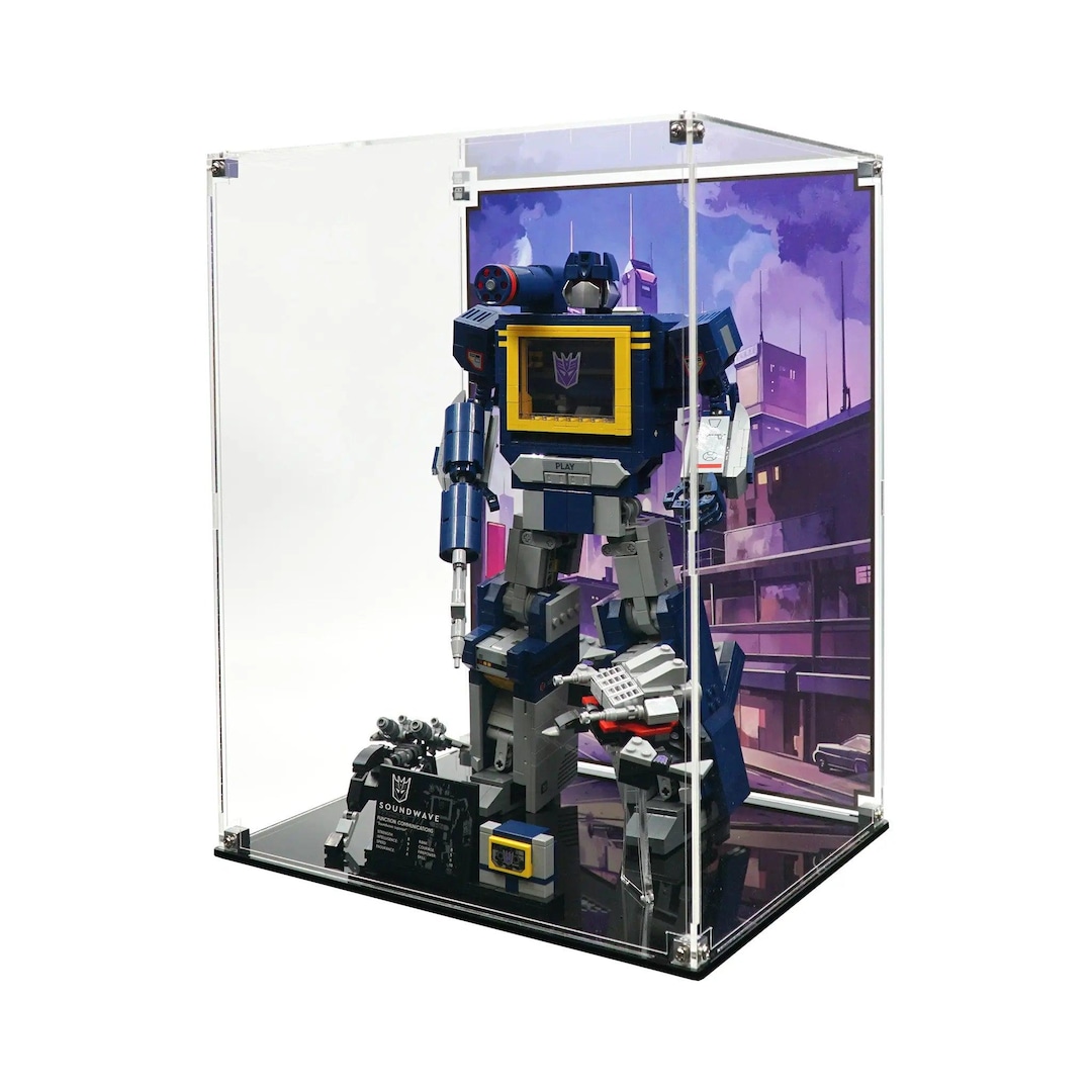 LEGO Soundwave Compatible Display Case (10358 Transformers: Soundwave ...