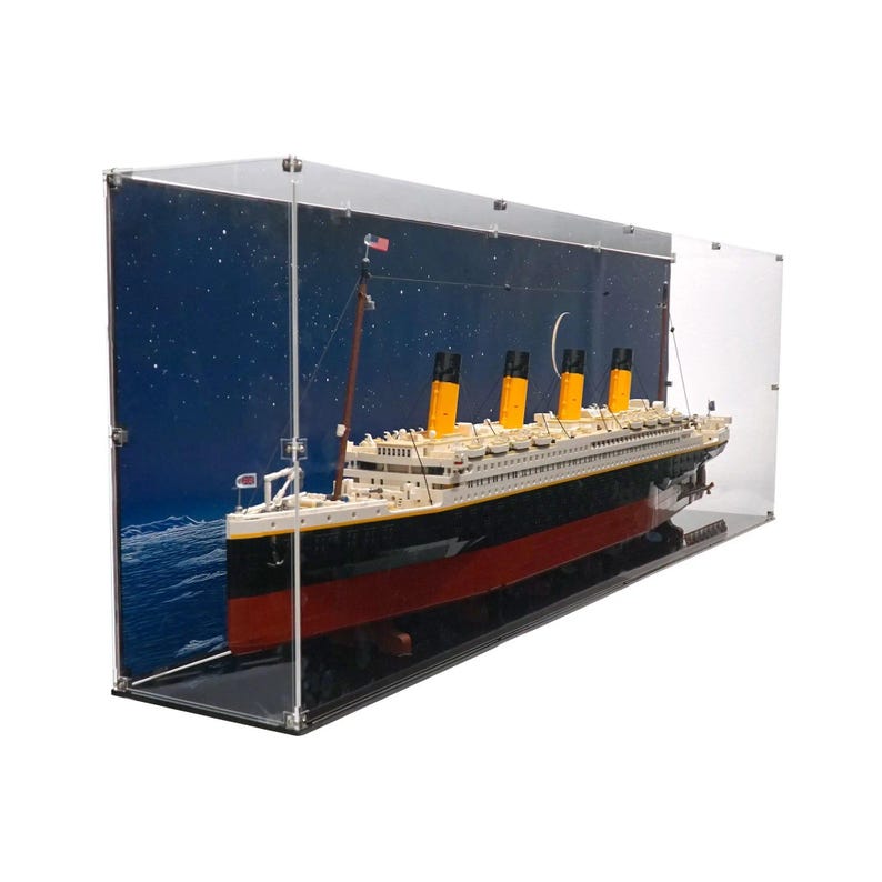 Acrylic Display Case Fits LEGO 10294, Titanic With Uv-printed ...