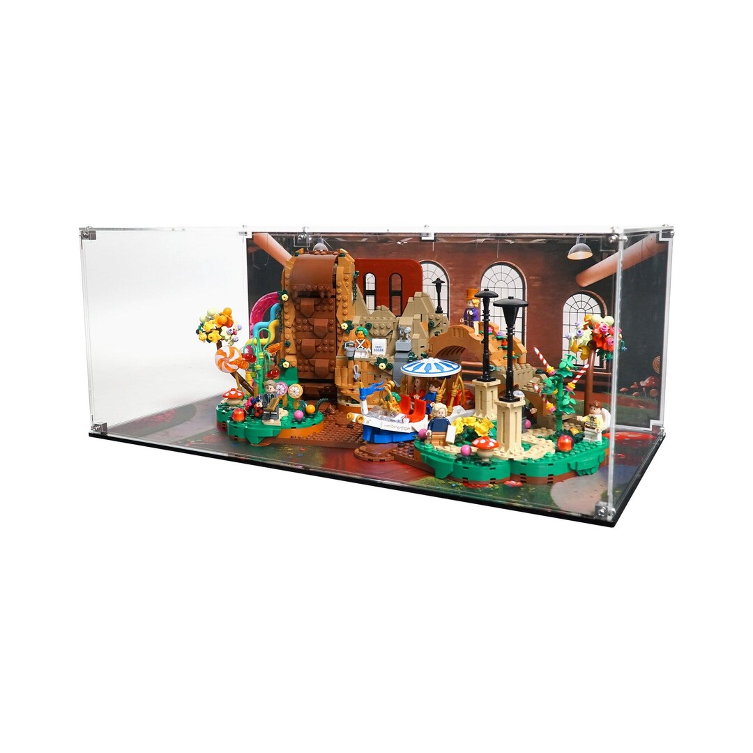 Acrylic Display Case Fits LEGO 21360, Willy Wonka and the Chocolate ...