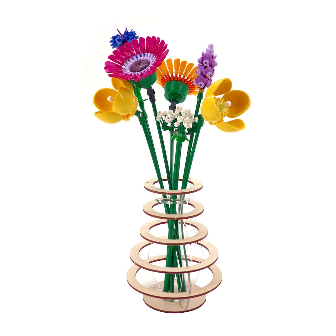 Floating Rings Vase for LEGO® Flowers (small) - Etsy