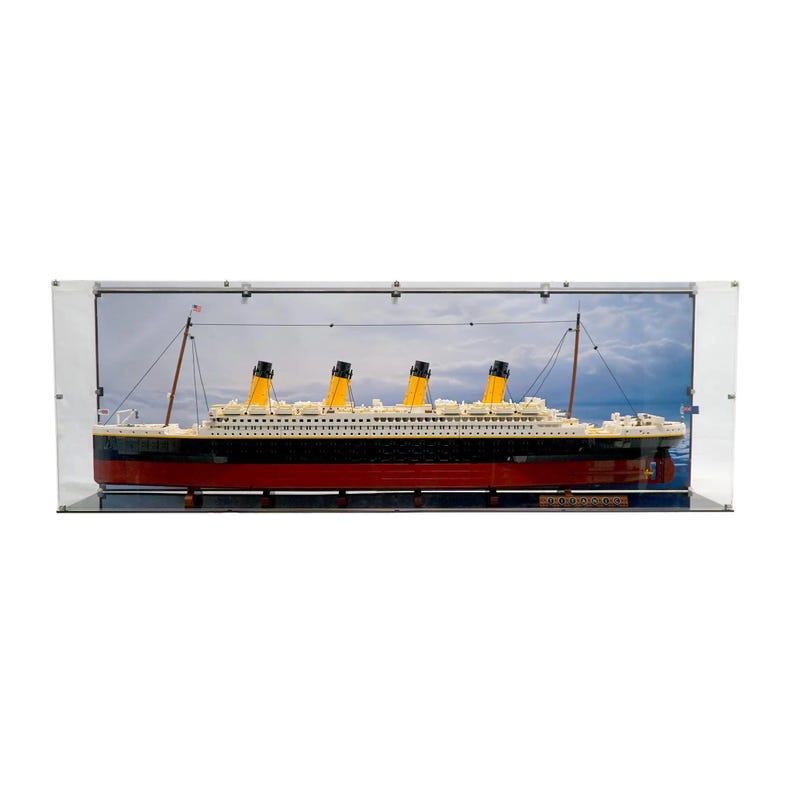 Acrylic Display Case Fits LEGO 10294, Titanic With Uv-printed ...