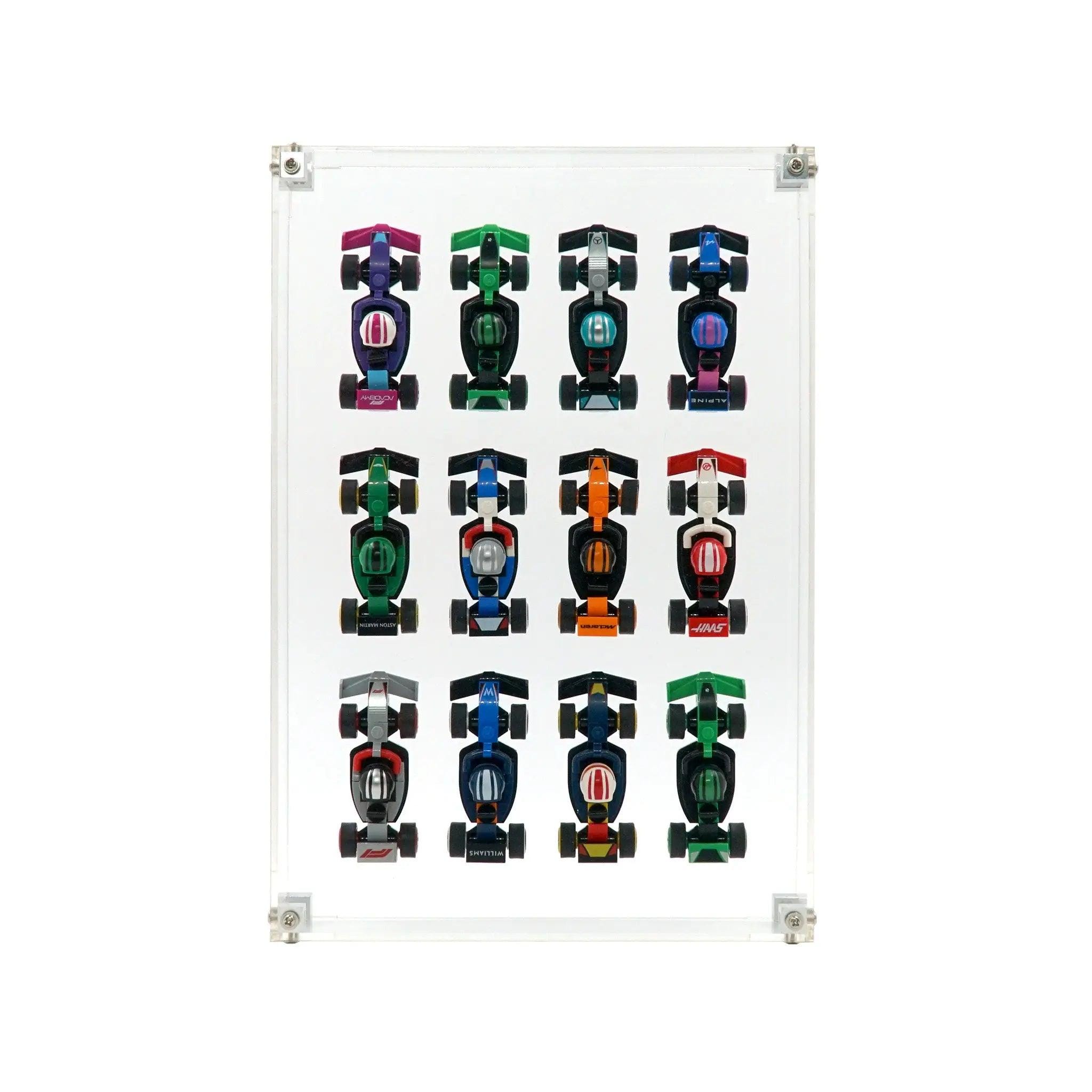 Acrylic Display Case Fits LEGO 71049, F1 Collectible Race Cars With Uv ...