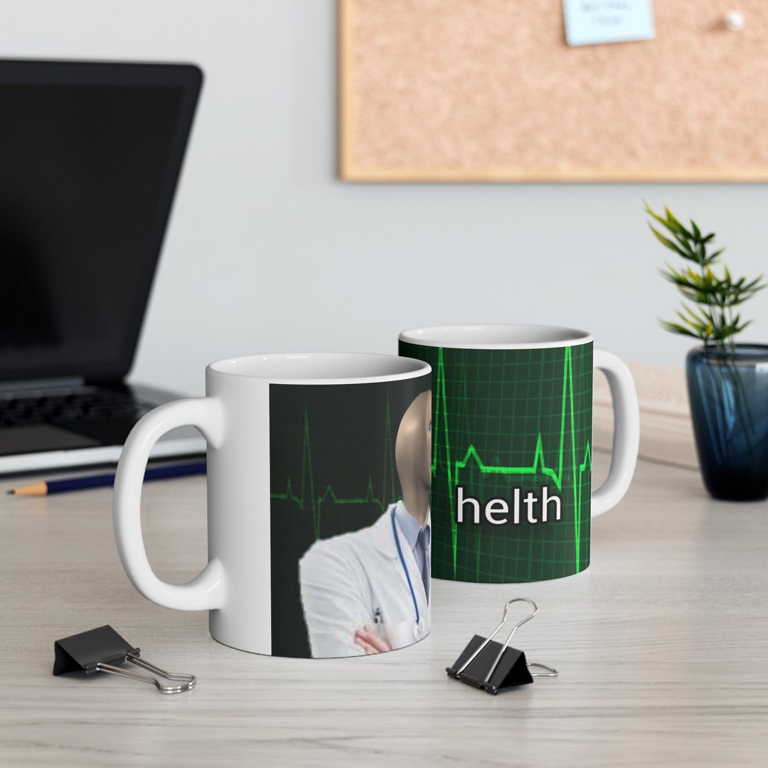 Helth Meme Mug - Etsy