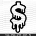 Wet Money Svg Download File for Cricut, Laser Cut and Print, Commercial ...