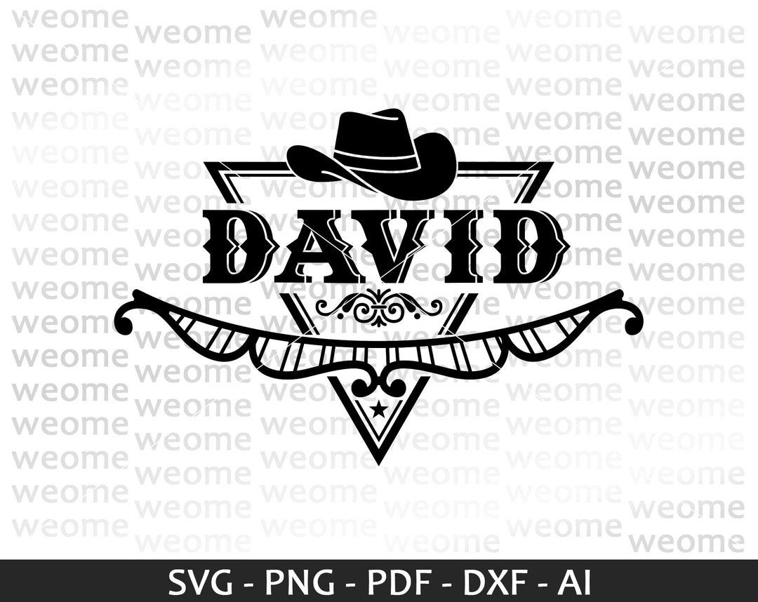 David Svg Download File for Cricut, Laser Cut and Print, Commercial Use ...