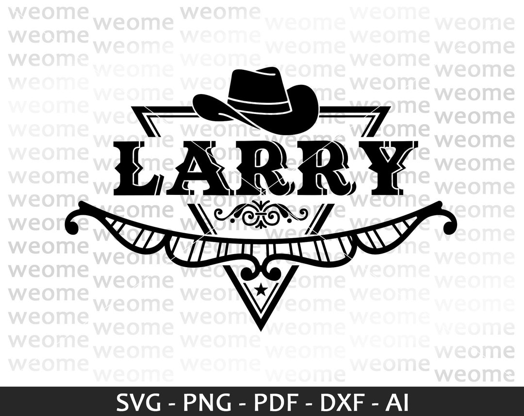 Larry Svg Download File for Cricut, Laser Cut and Print, Commercial Use ...