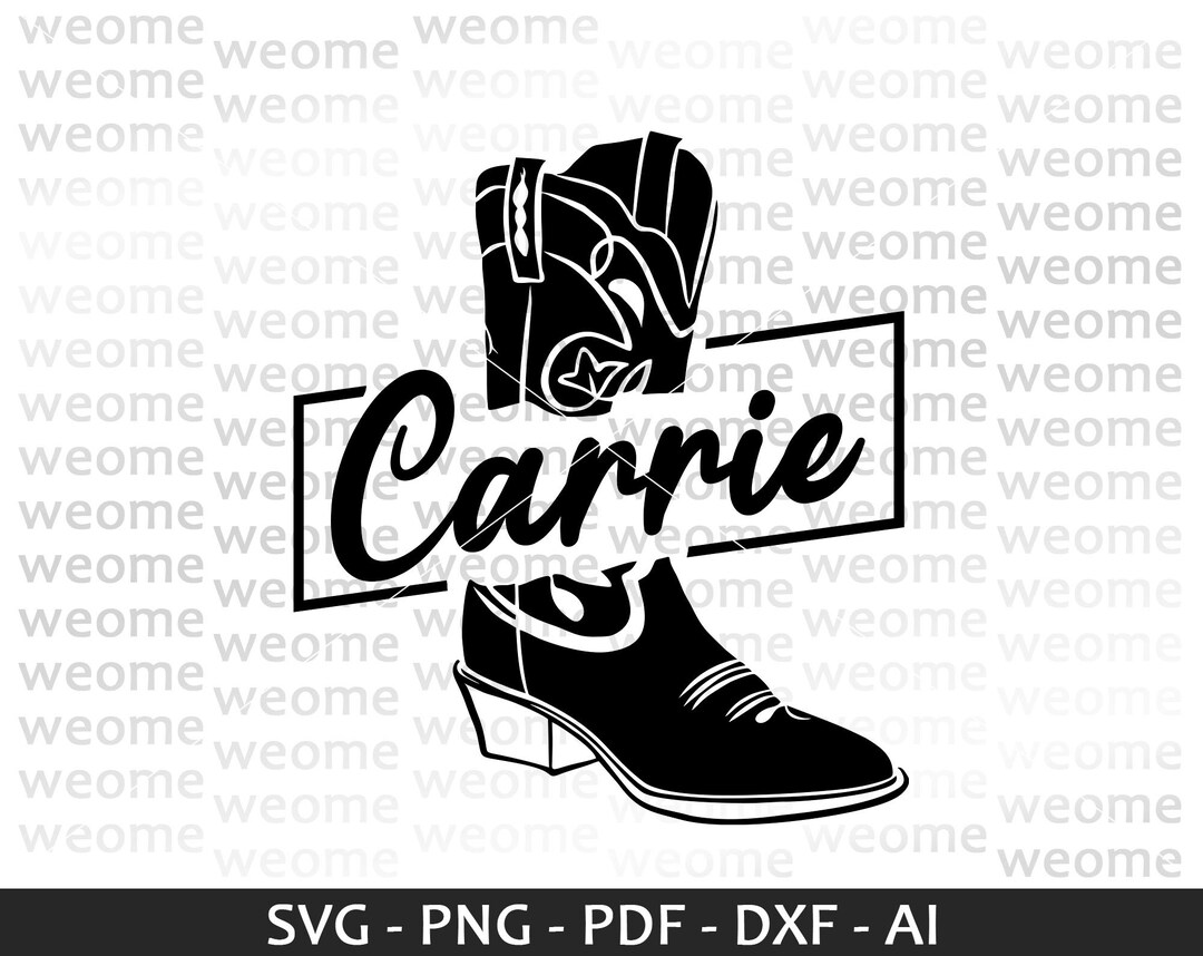 Carrie Svg Download File for Cricut, Laser Cut and Print, Commercial ...
