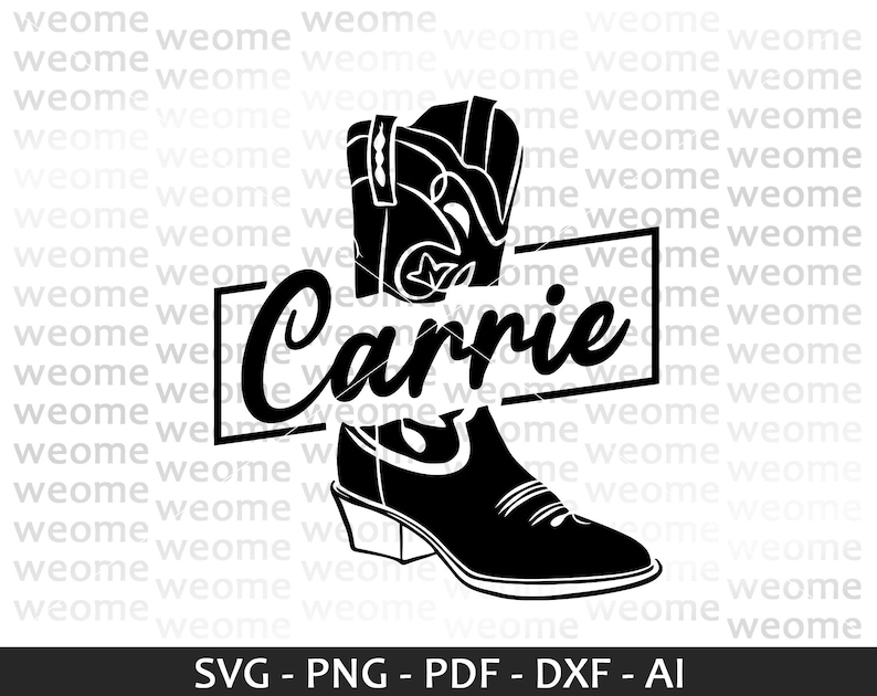 Carrie Svg Download File for Cricut, Laser Cut and Print, Commercial ...