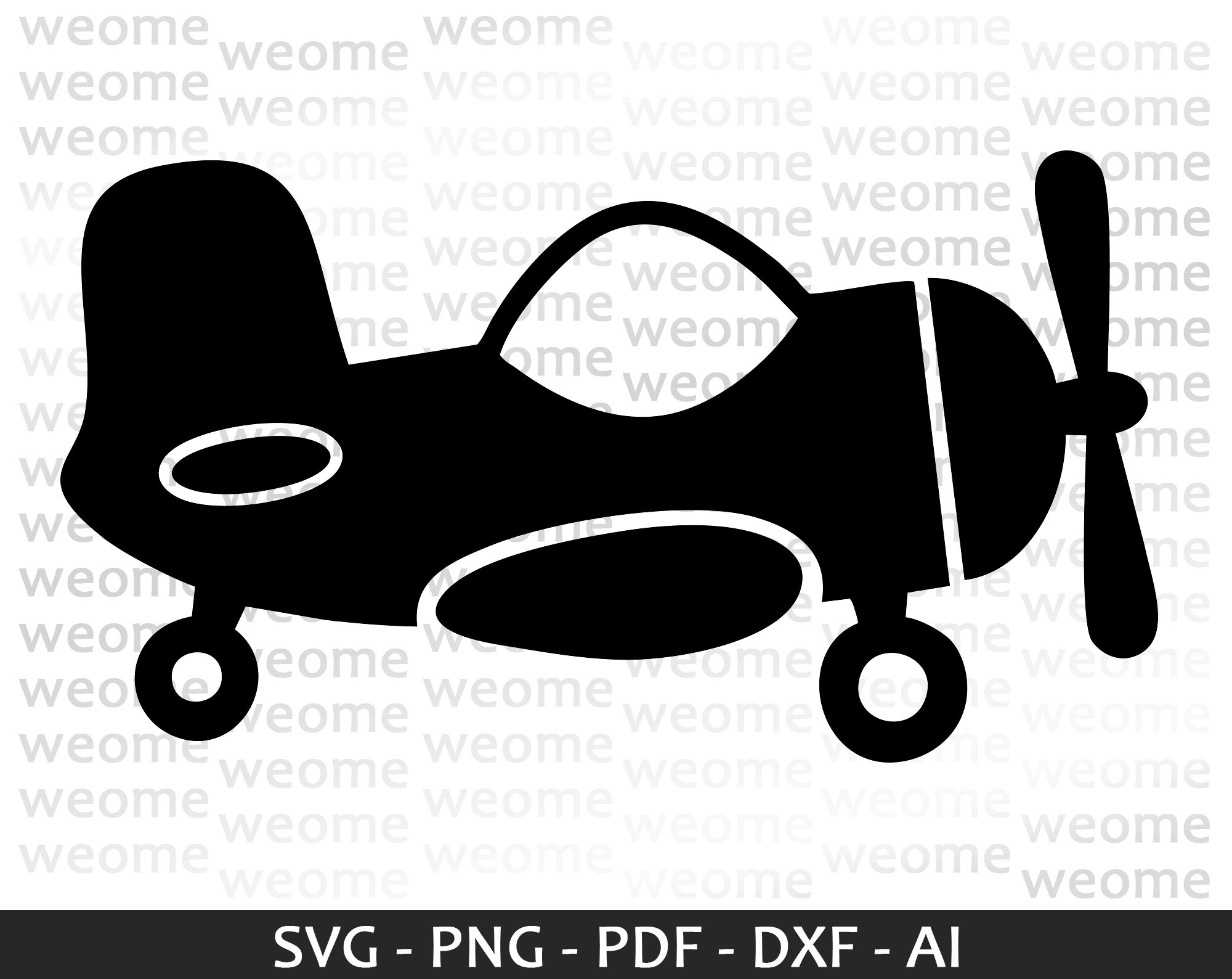 Airplane Svg Download File for Cricut Laser Cut and Print - Etsy
