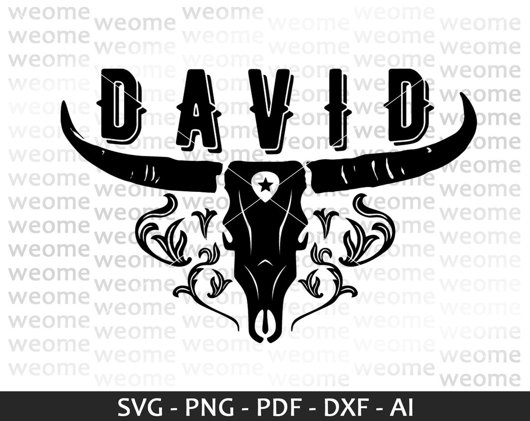 David Svg Download File for Cricut, Laser Cut and Print, Commercial Use ...