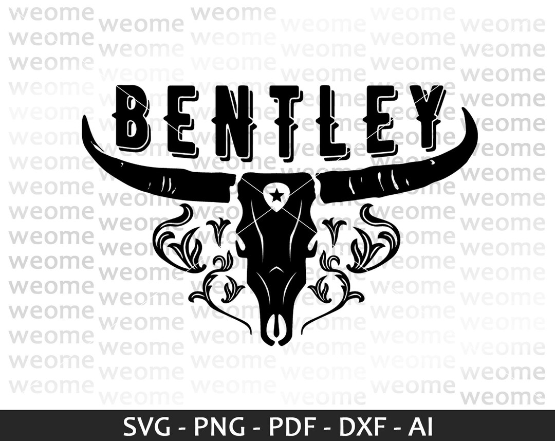 Bentley Svg Download File for Cricut, Laser Cut and Print, Commercial ...