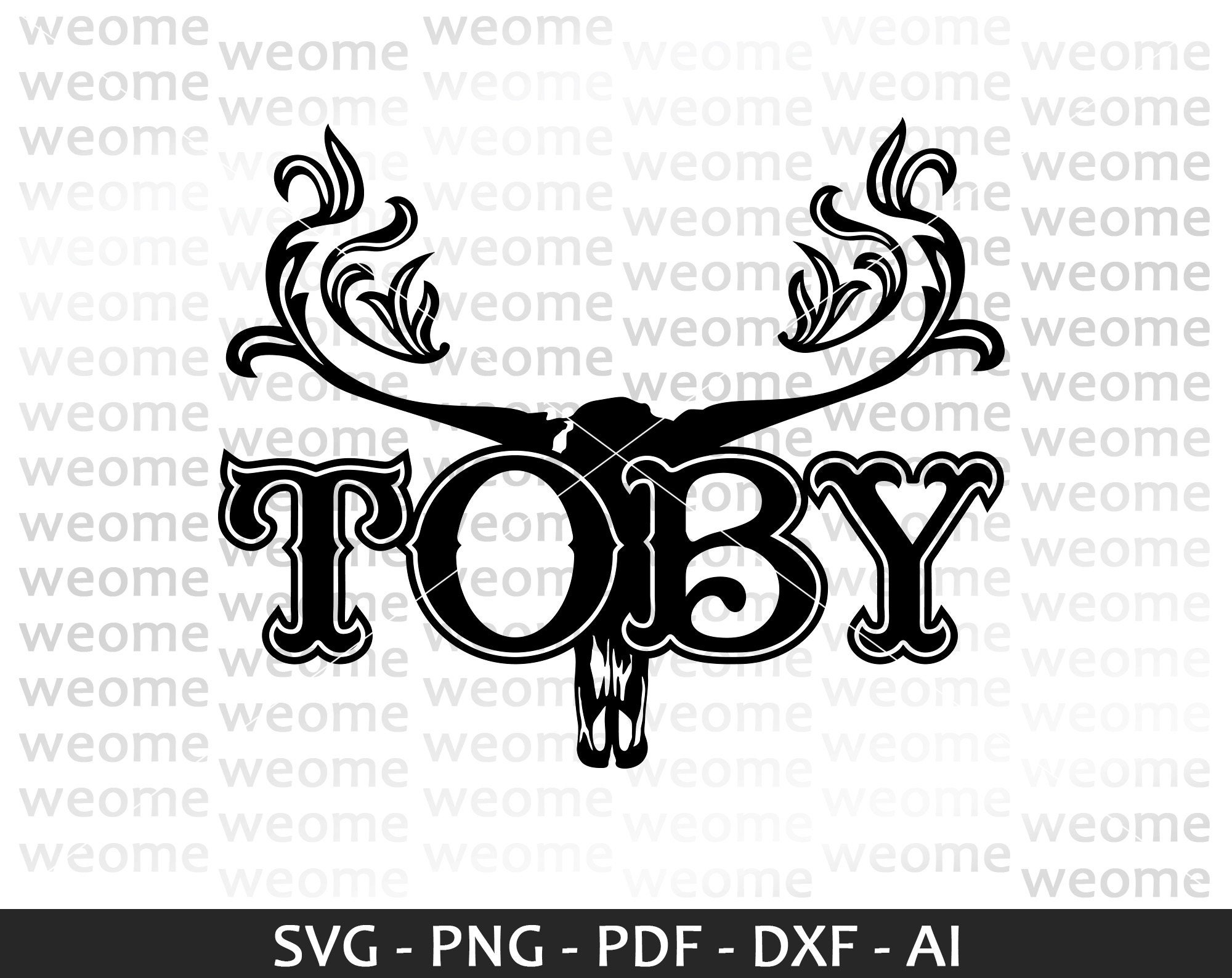 Toby Svg Download File for Cricut, Laser Cut and Print, Commercial Use ...