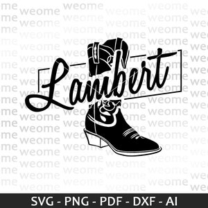 Lambert Svg Download File for Cricut, Laser Cut and Print, Commercial ...