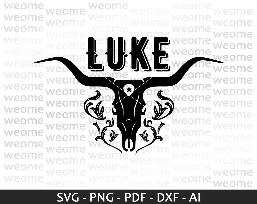 Luke Svg Download File for Cricut, Laser Cut and Print, Commercial Use ...