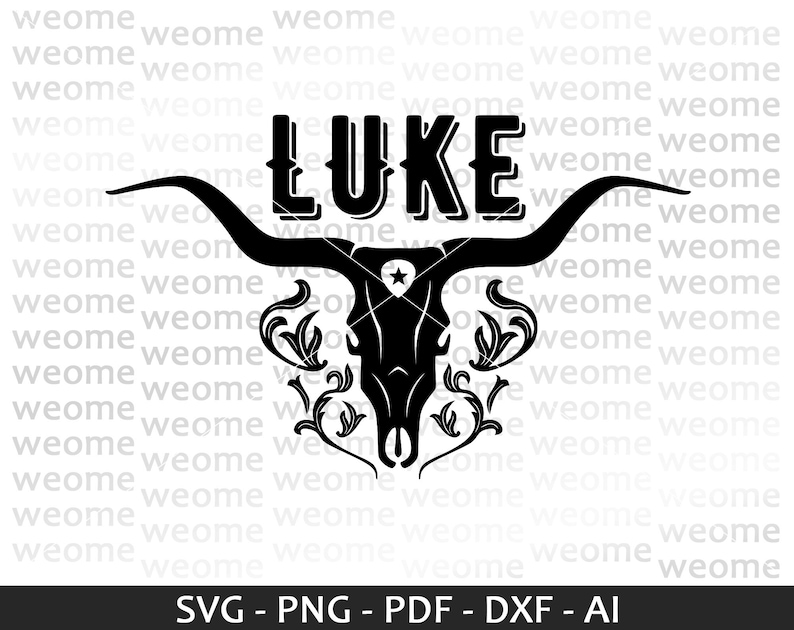 Luke Svg Download File for Cricut, Laser Cut and Print, Commercial Use ...