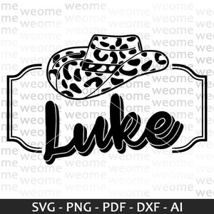 Luke Svg Download File for Cricut, Laser Cut and Print, Commercial Use ...