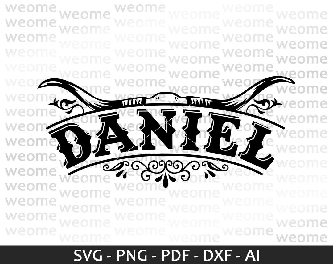 Daniel Svg Download File for Cricut, Laser Cut and Print, Commercial ...