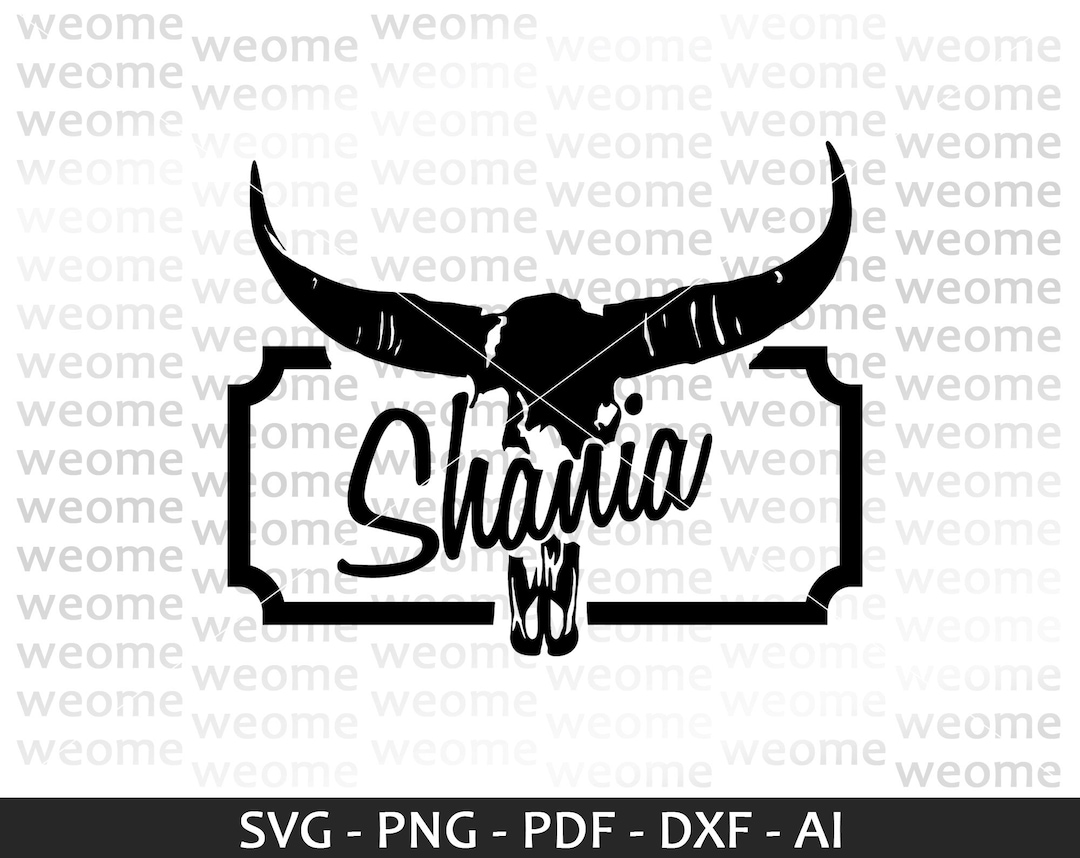 Shania Svg Download File for Cricut, Laser Cut and Print, Commercial ...