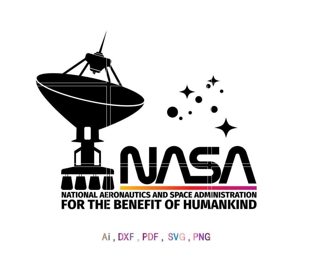 Nasa Svg Download for Cricut Laser Cut Silhouette Glow - Etsy