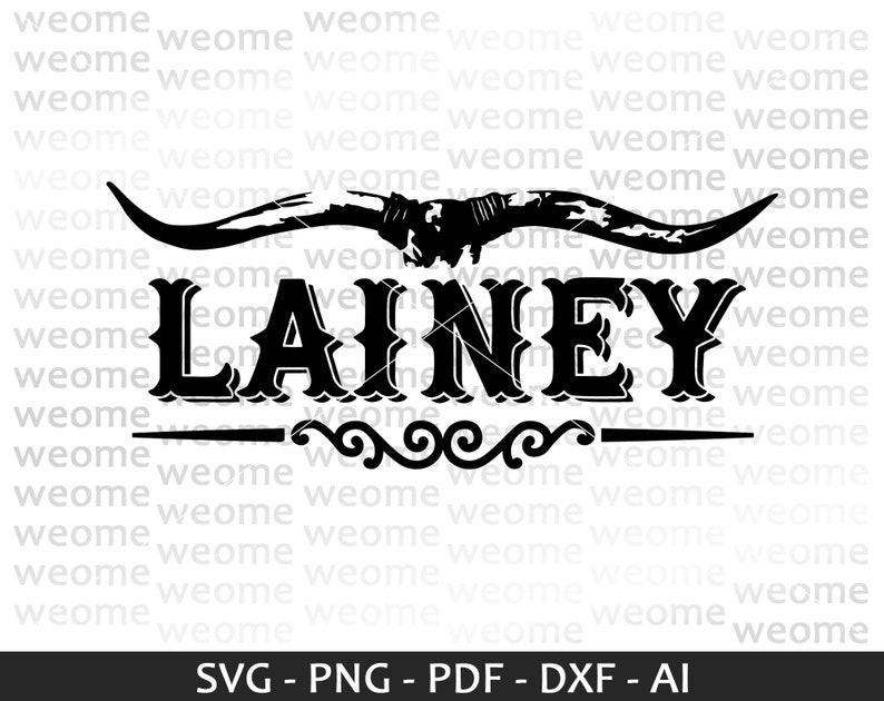 Lainey Svg Download File for Cricut, Laser Cut and Print, Commercial ...