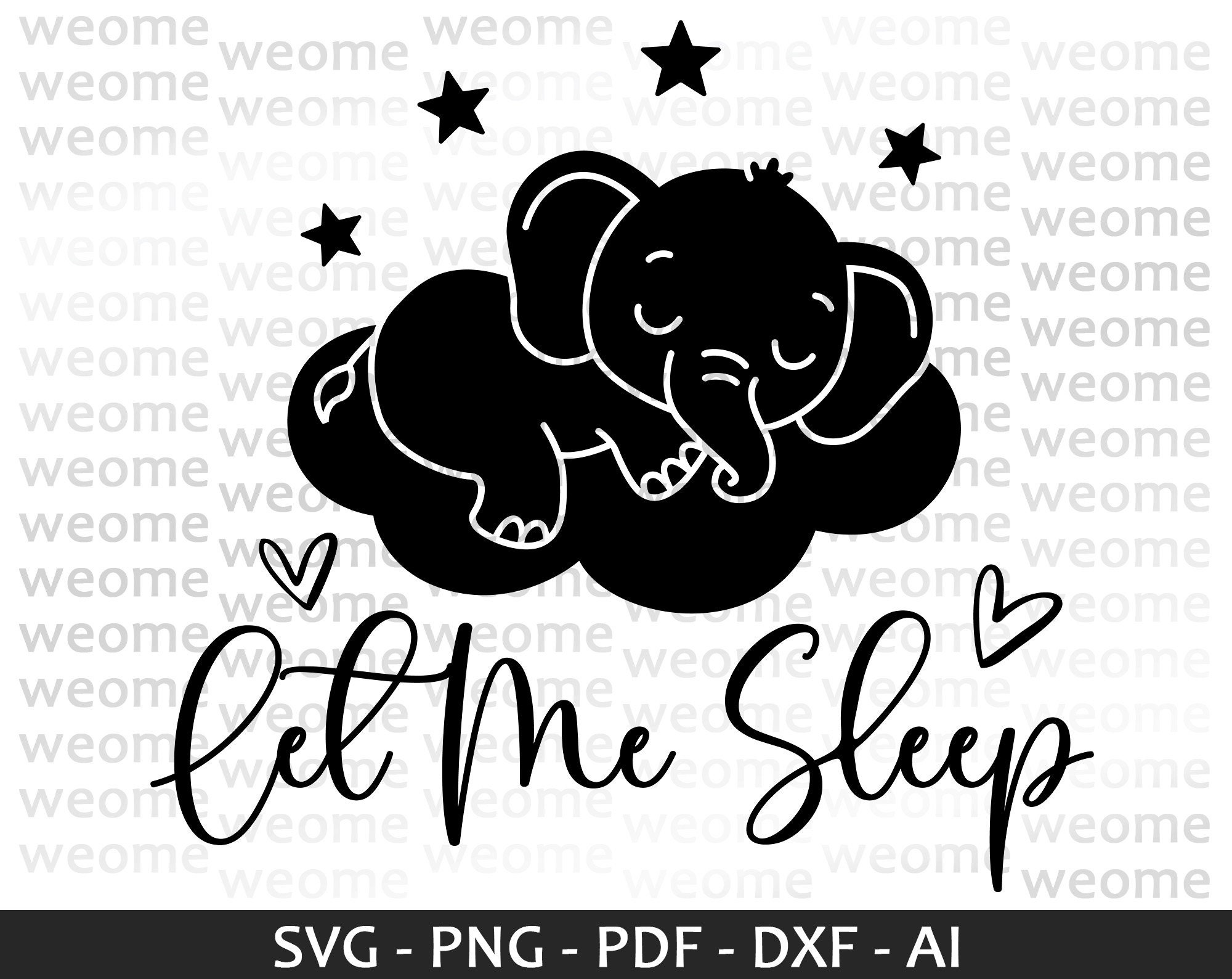 Let Me Sleep Svg Download File for Cricut, Laser Cut and Print ...