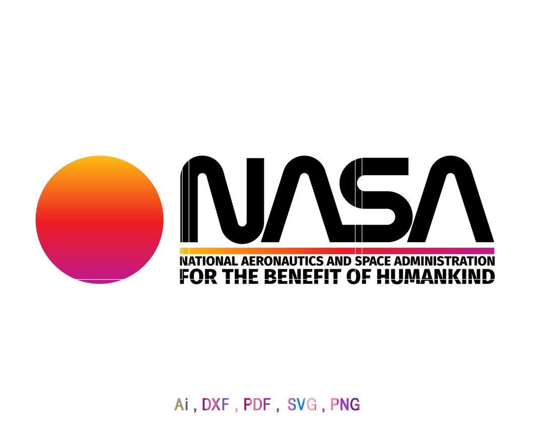Nasa New Design Svg Download for Cricut, Laser Cut, Silhouette, Glow ...