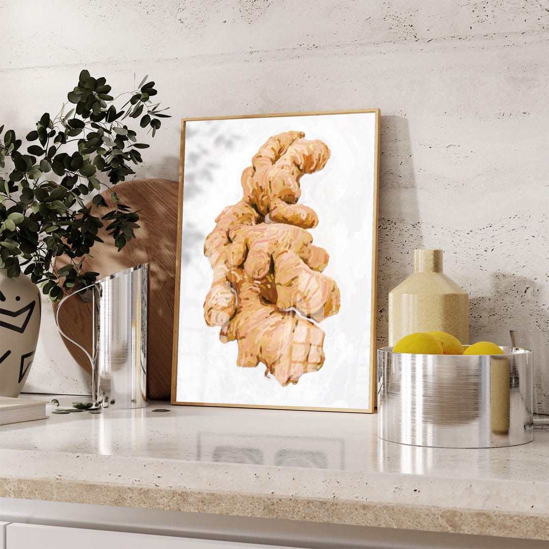 Abstract Ginger Printable Artwork - Etsy