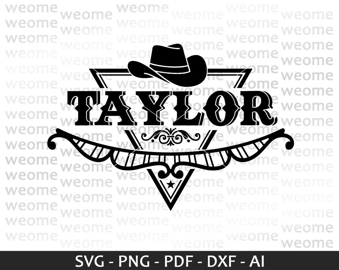 Taylor Svg Download File for Cricut, Laser Cut and Print, Commercial ...