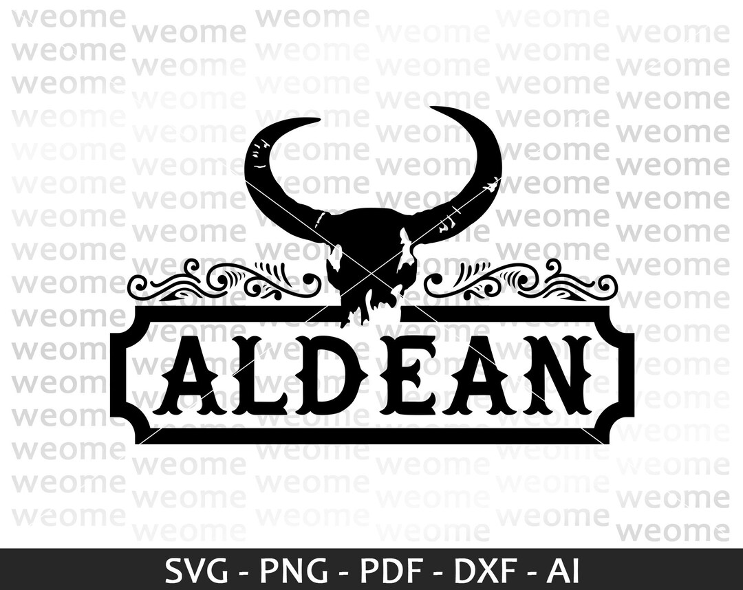 Aldean Svg Download File for Cricut, Laser Cut and Print, Commercial ...