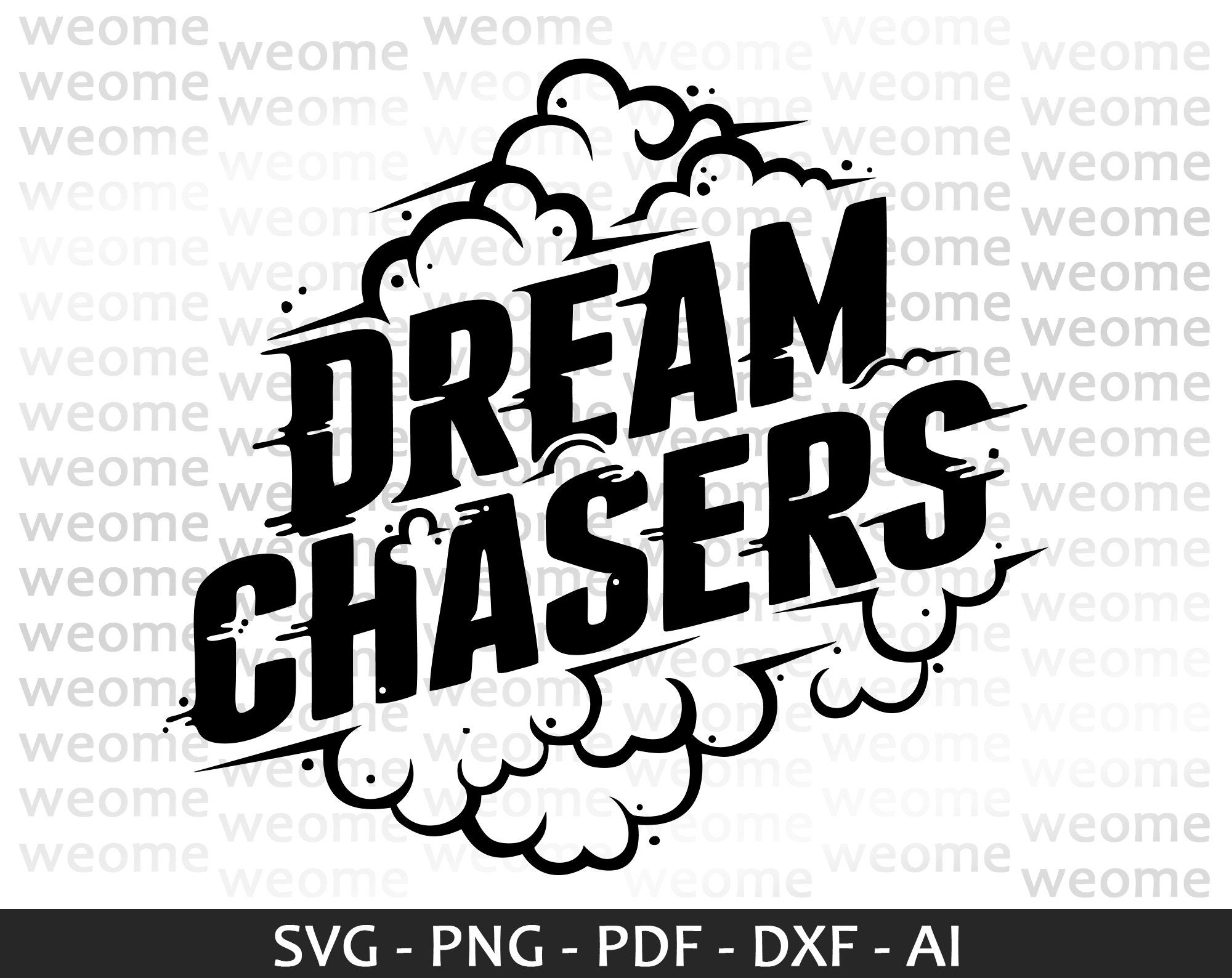 Dream Chasers Svg Download File for Cricut, Laser Cut and Print ...